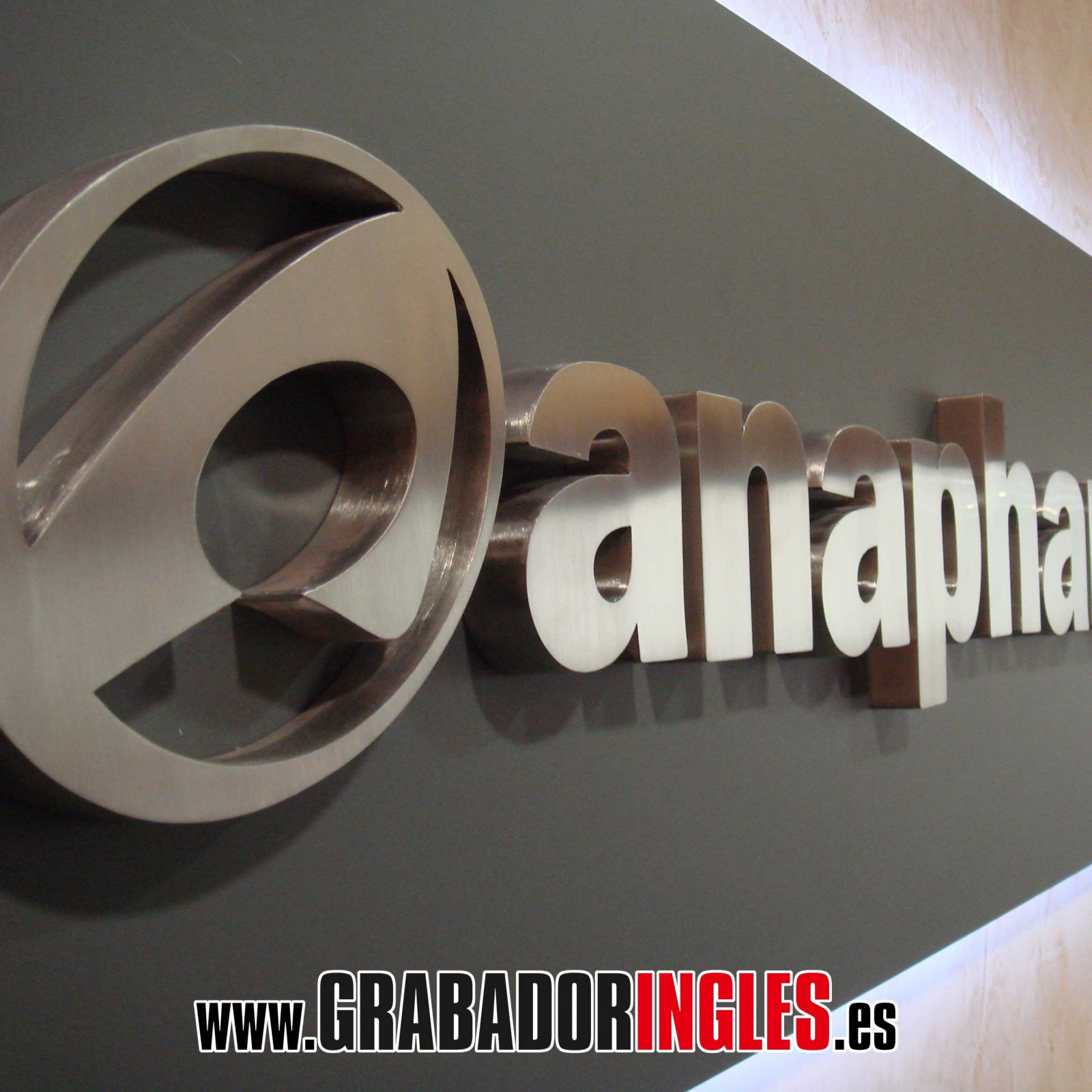 Letras de acero corpóreas - Grabador Inglés - Tienda online